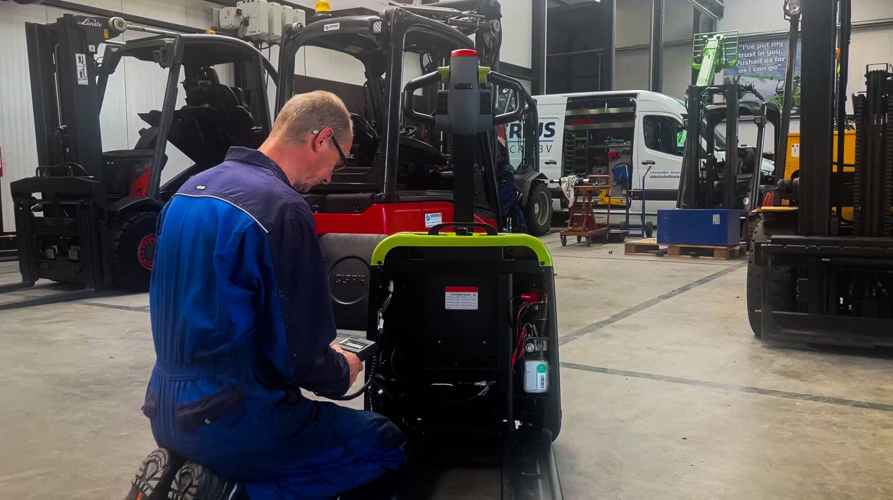 Professionele service voor heftrucks | Siderius Verreikers